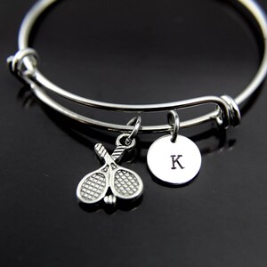 Tennis Racket Bangle Tennis Bracelet Tennis Racket Charm - Etsy