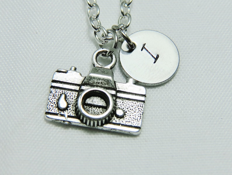 Camera Necklace Silver Camera Charm Photographer Gift | Etsy