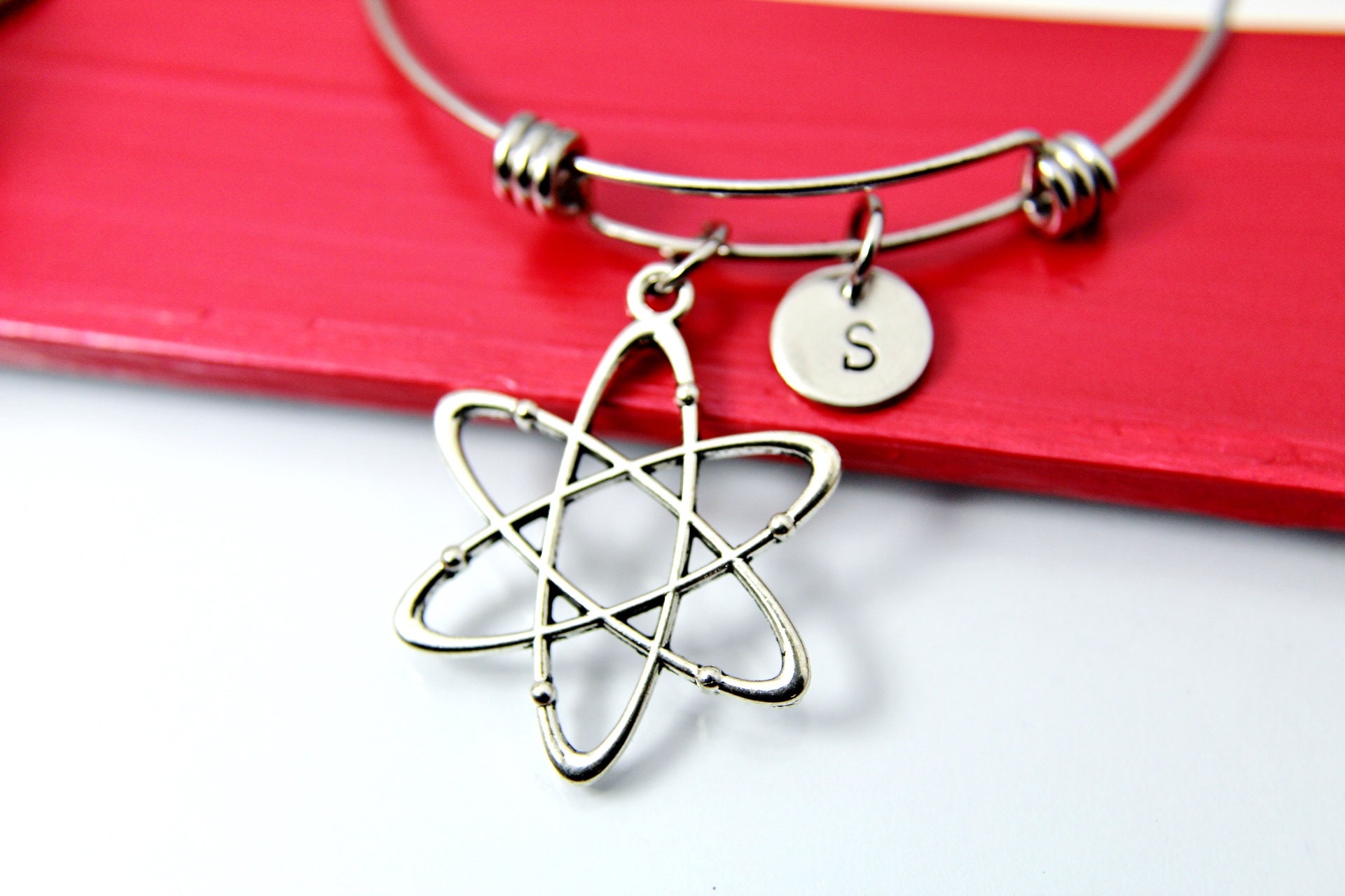 Atom Charm Bracelet Atom Charm Science Charm Science - Etsy