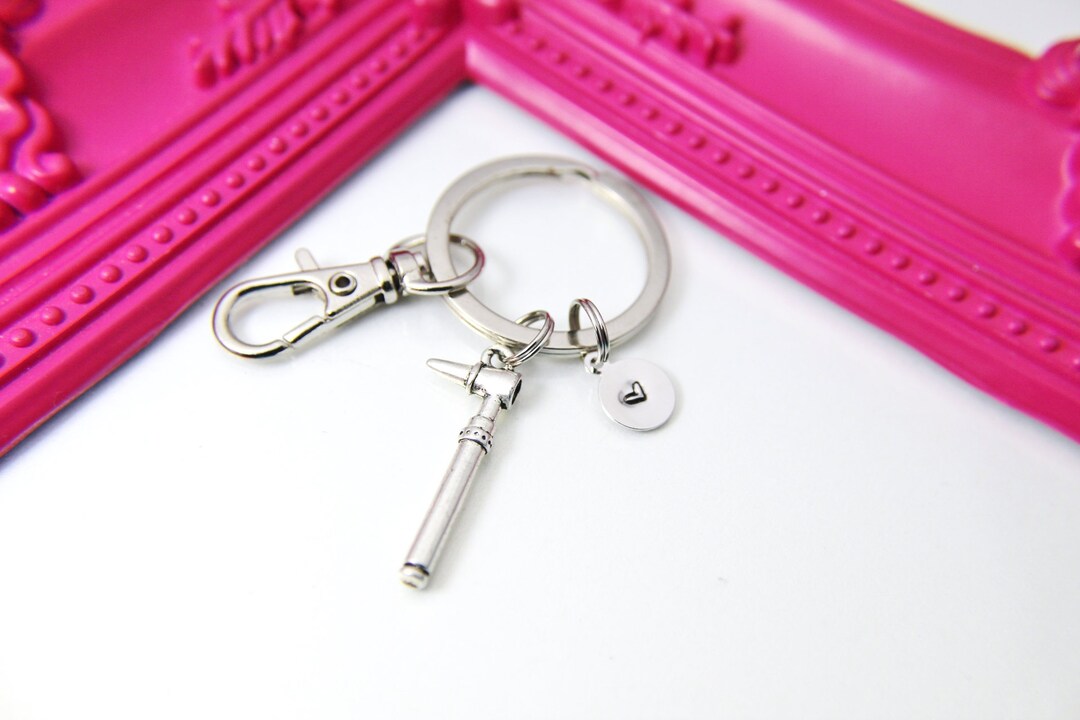 Silver Otoscope Charm Keychain, Otoscope Charm, Audiology Medical ...