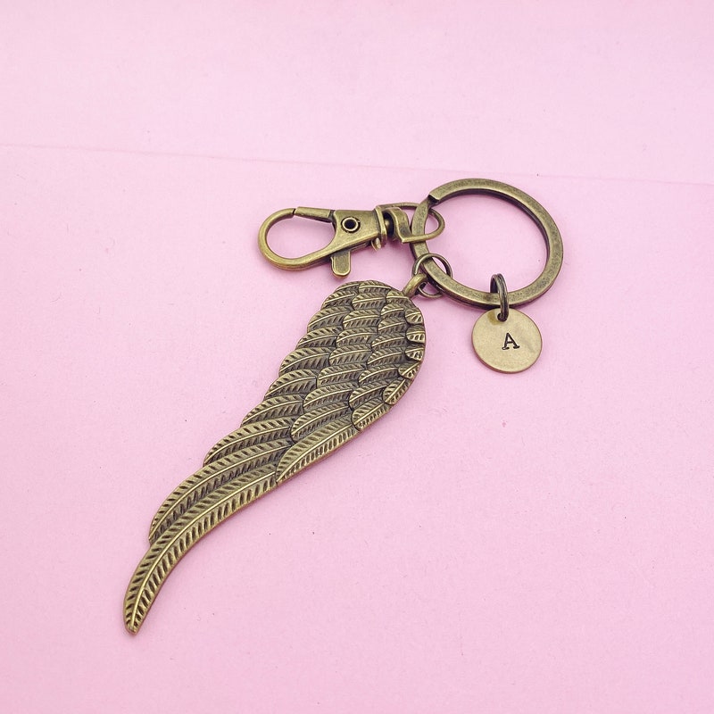 Angel Keyring - Etsy