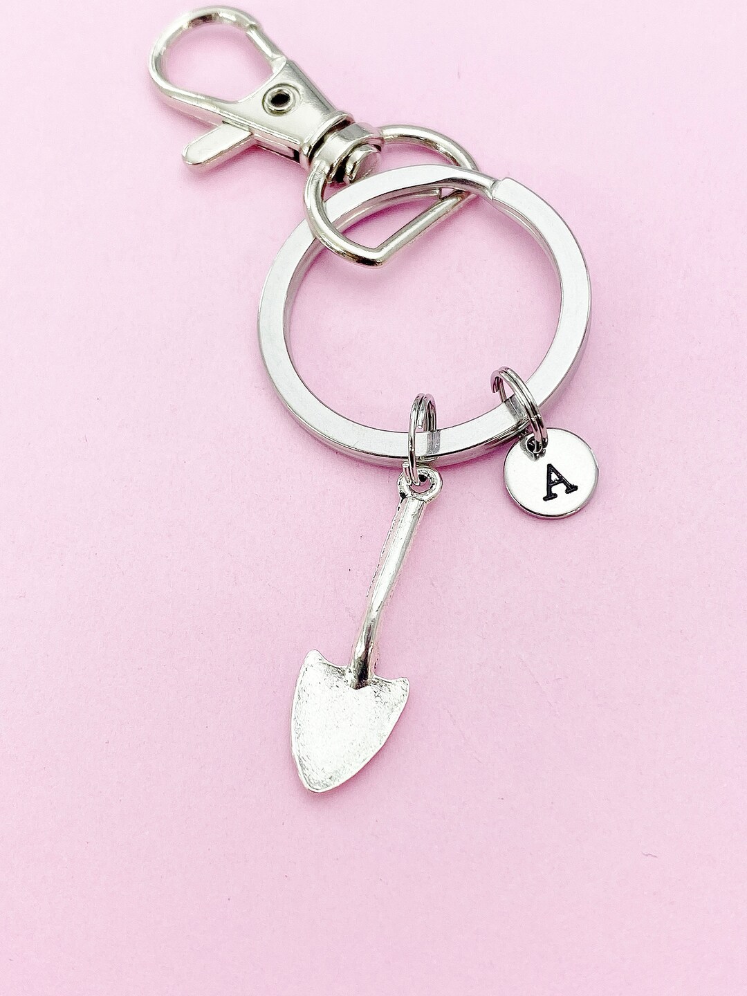 Silver Shovel Keychain, Bracelet Necklace in Option, Goal Setting Gifts ...