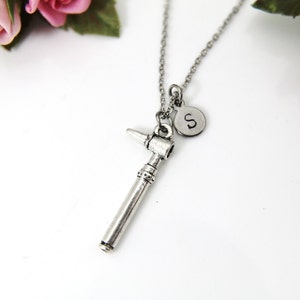 Silver Otoscope Charm Necklace, Otoscope Charm, Audiology Medical ...