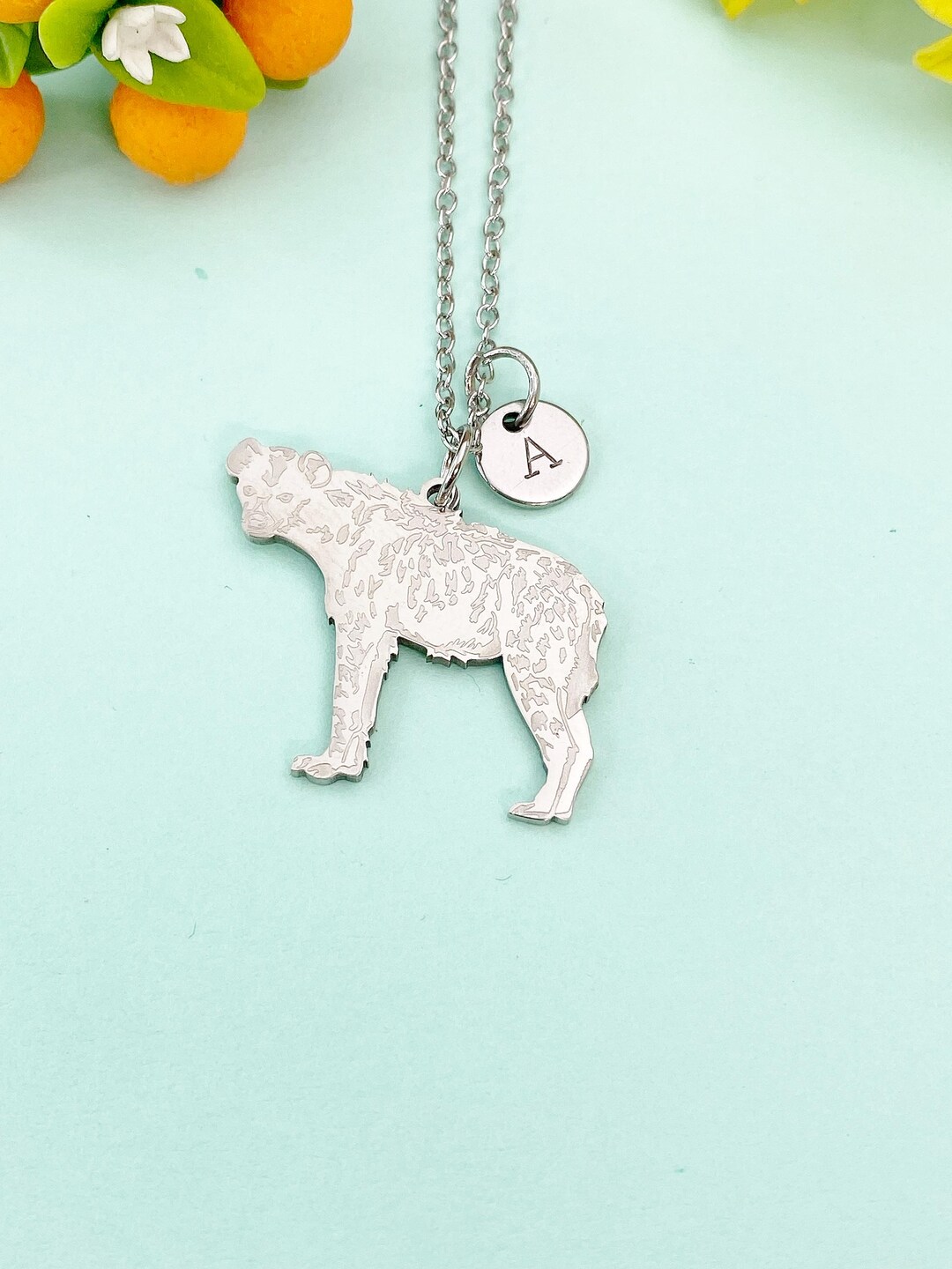 Wild Spirit Hyena Necklace, N6494 - Etsy