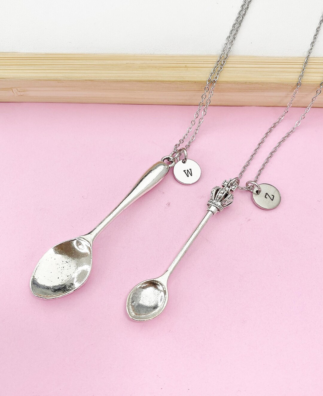 Silver Spoon Necklace, Spoon Jewelry Gift, Personalized Gift, N5135 - Etsy