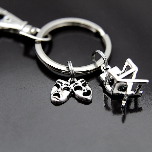 Drama Masks Charm - Etsy
