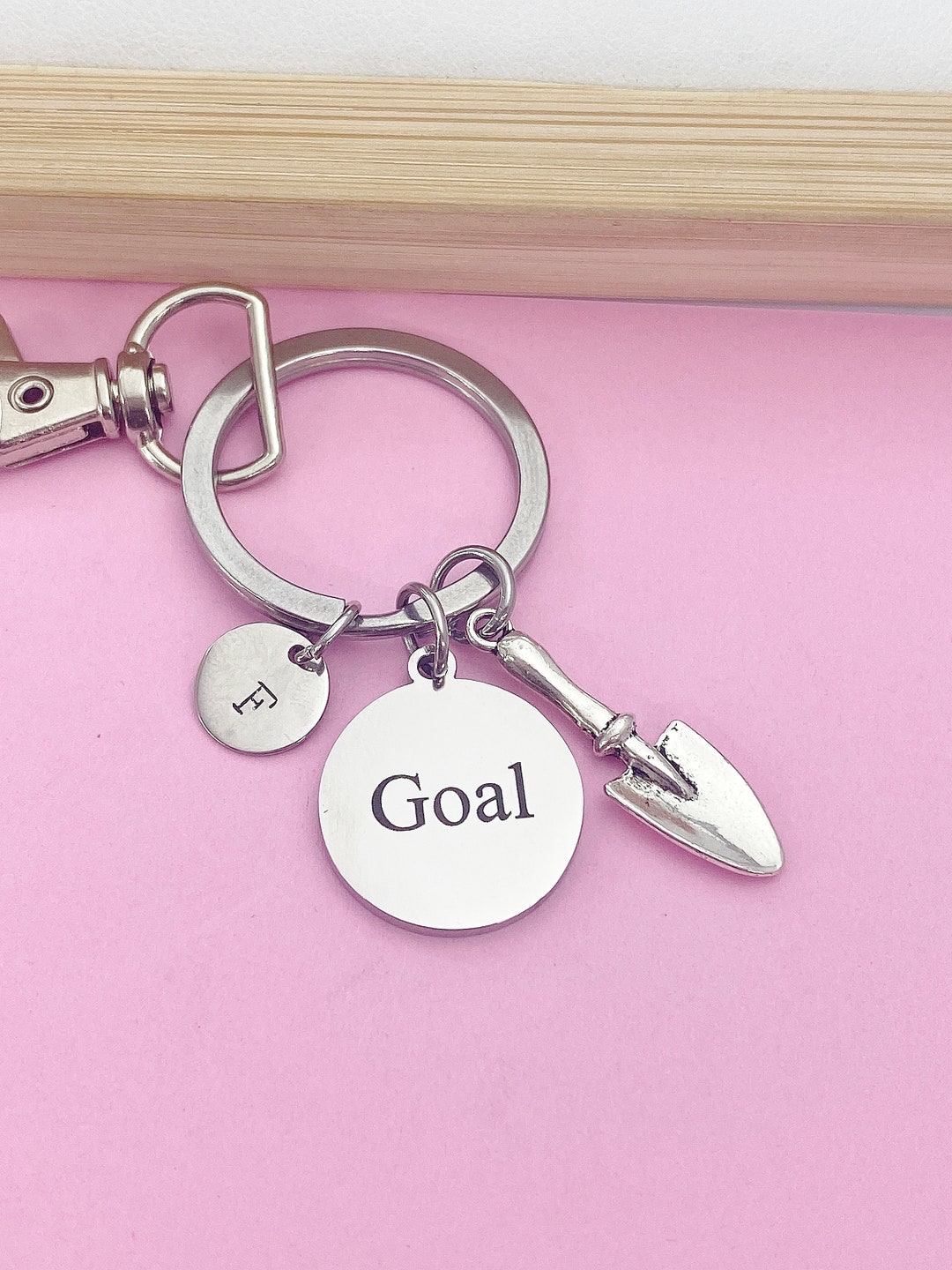 Goal Shovel Customize Keychain Motivation Graduation Gifts Ideas, D443 ...