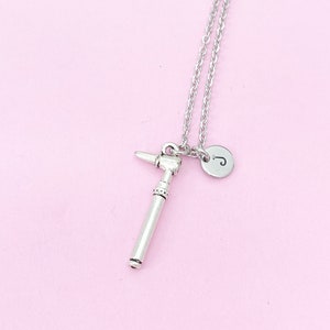 Silver Otoscope Charm Necklace, Otoscope Charm, Audiology Medical ...
