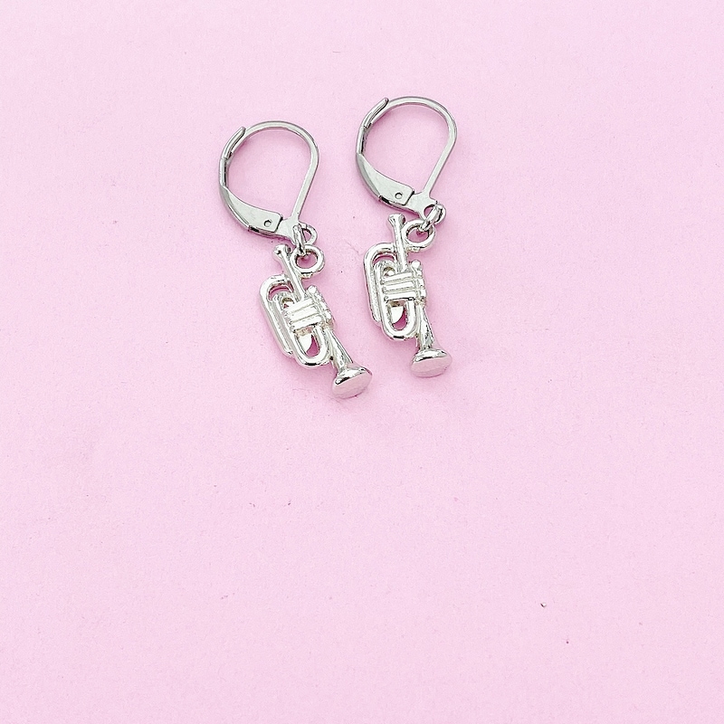 Trumpet Earrings - Etsy