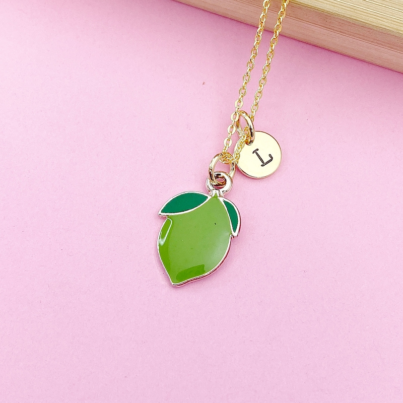 Lime Green Necklace - Etsy