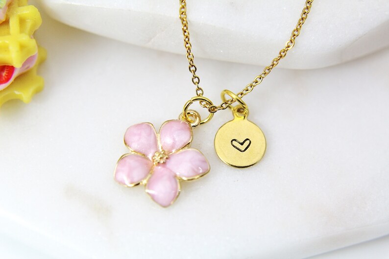 Magnolias Necklace Gold Magnolias Flower Charm Garden Gift - Etsy