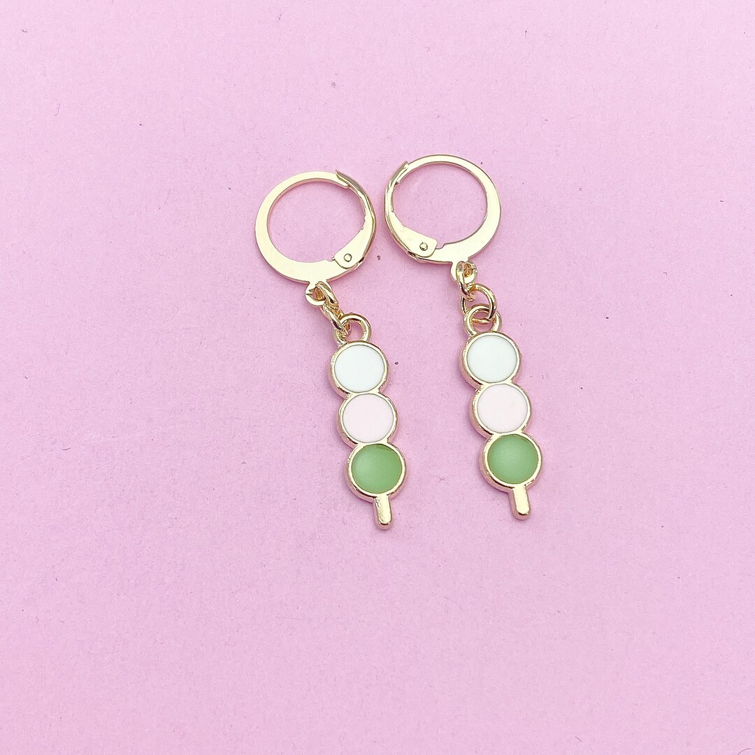 Gold Mochi Dango Earrings, N2943 - Etsy
