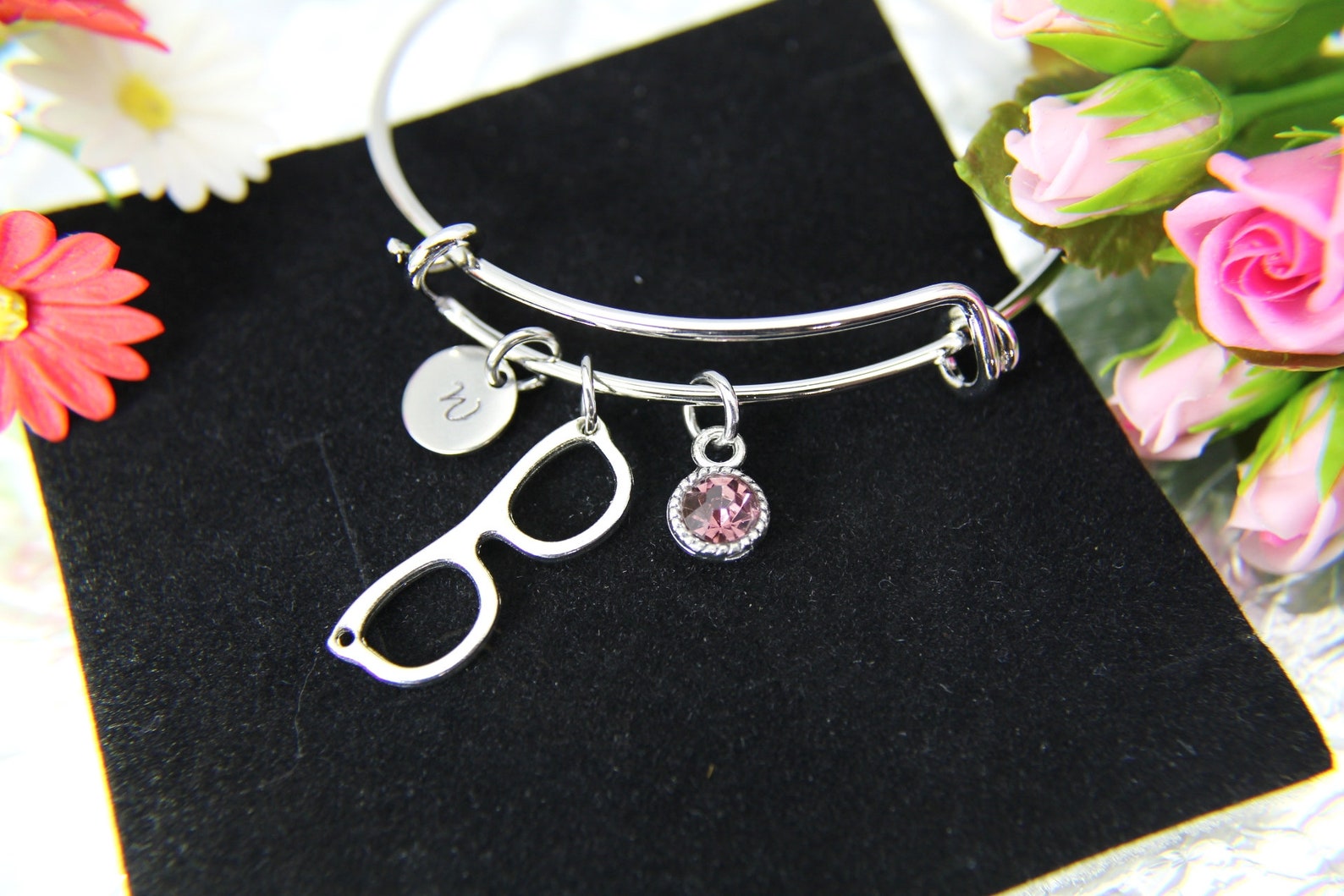 Optometrist Bracelet Eyeglasses Charm Optometry Gift - Etsy