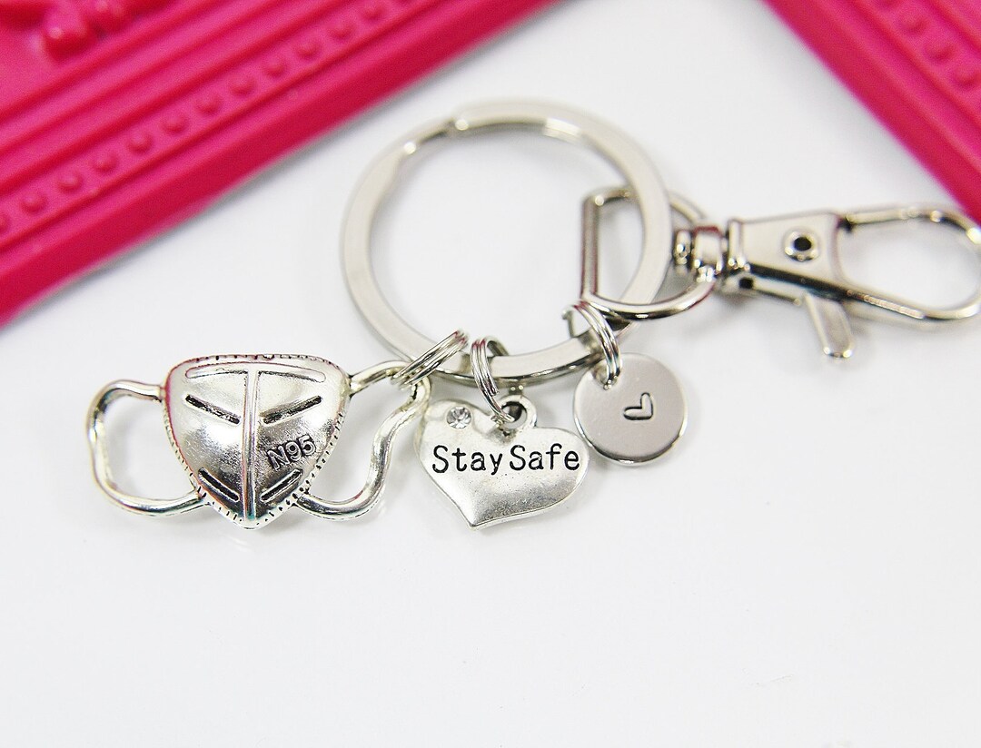 Best Christmas Gift, Stay Safe Keychain, Gift for Doctor, Nurse, N3049 ...
