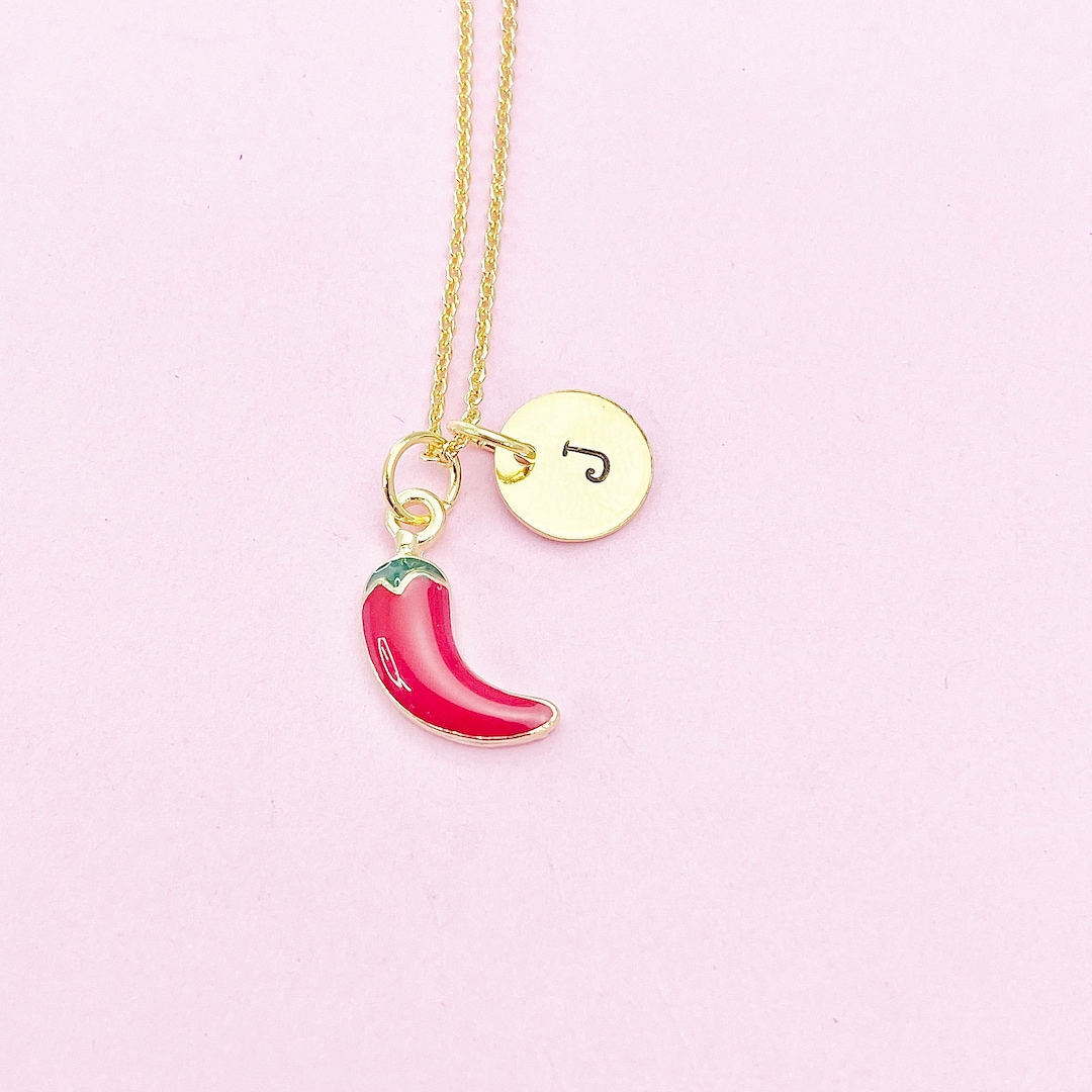 Red Chili Pepper Necklace Red Hot Chili Pepper Spicy Jewelry Gift ...