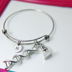 DNA Bracelet, Microscope Bracelet, Scientists Gift, Biology Gift ...