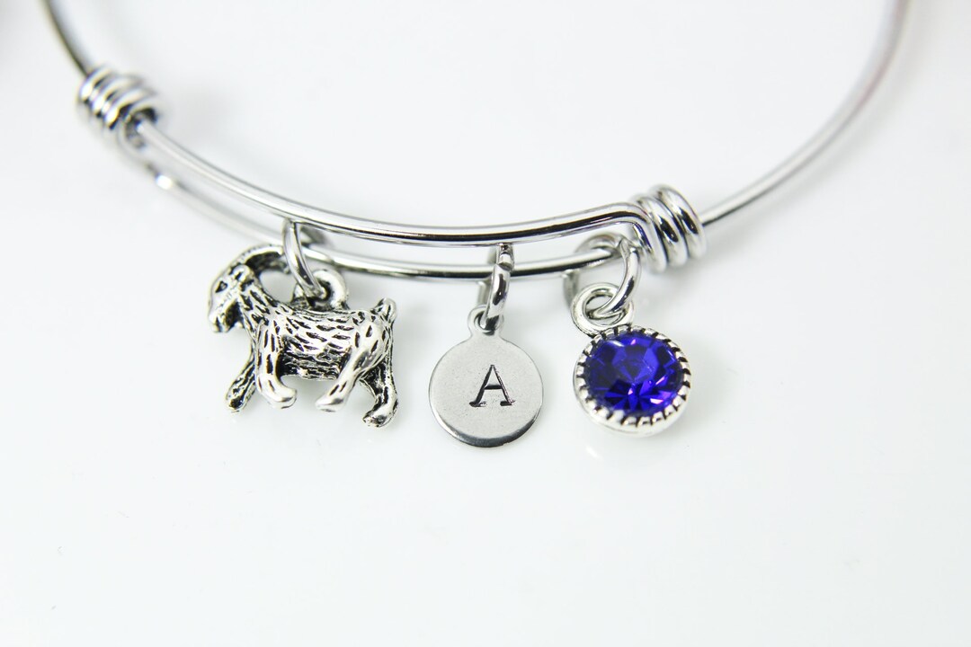 Goat Bracelet Goat Charm Farm Animal Charm Farmer Gift Pet - Etsy