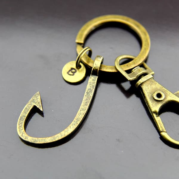 Fishhook Keychain - Etsy