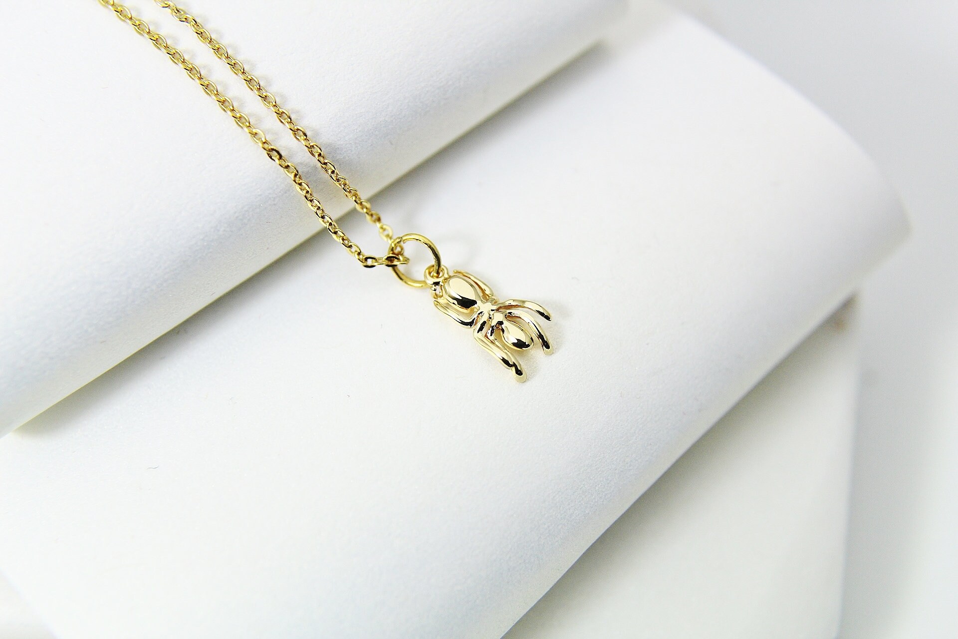 Ant Necklace TINY Gold Ant Necklace Insect Jewelry Dainty | Etsy