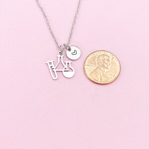 Science Laboratory Beakers Necklace, Chemistry Science Teacher ...