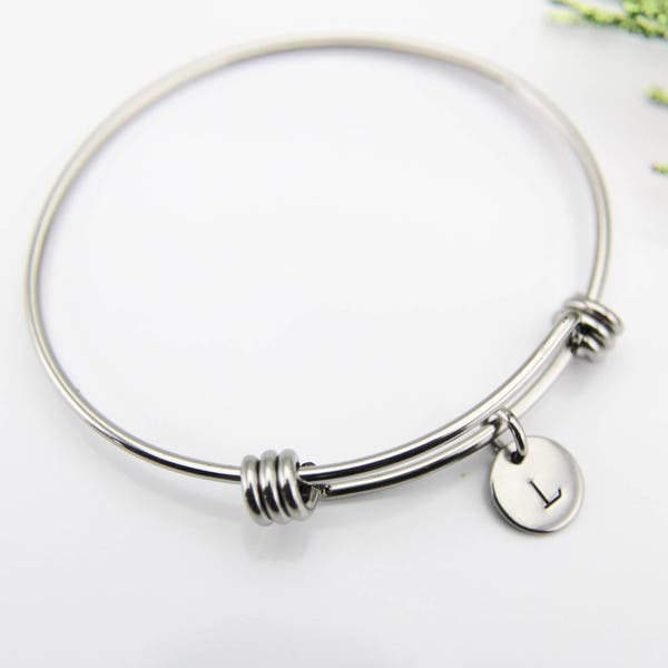 Initial Bracelet - Etsy