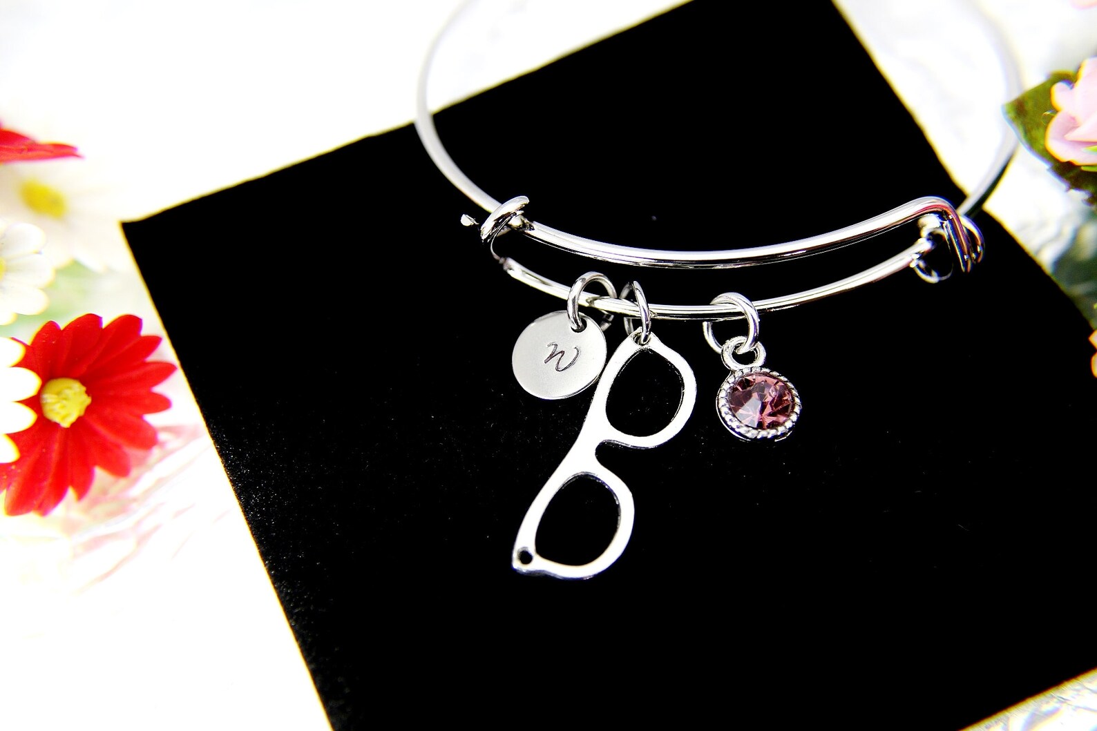 Optometrist Bracelet Eyeglasses Charm Optometry Gift - Etsy