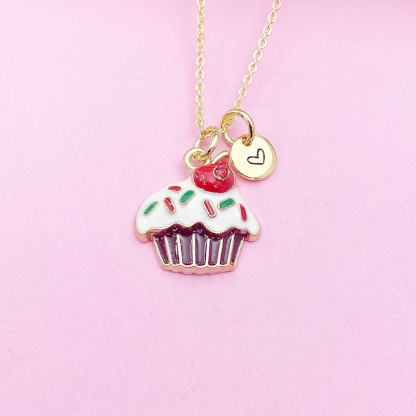 Cupcake Necklace - Etsy