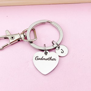 Grandmother Keychain Stainless Steel, Heart, Christmas Gifts for ...