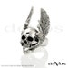 Winged Skull Ring - Etsy