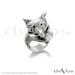 Fox Ring With Black Diamond Eyes - Etsy Australia