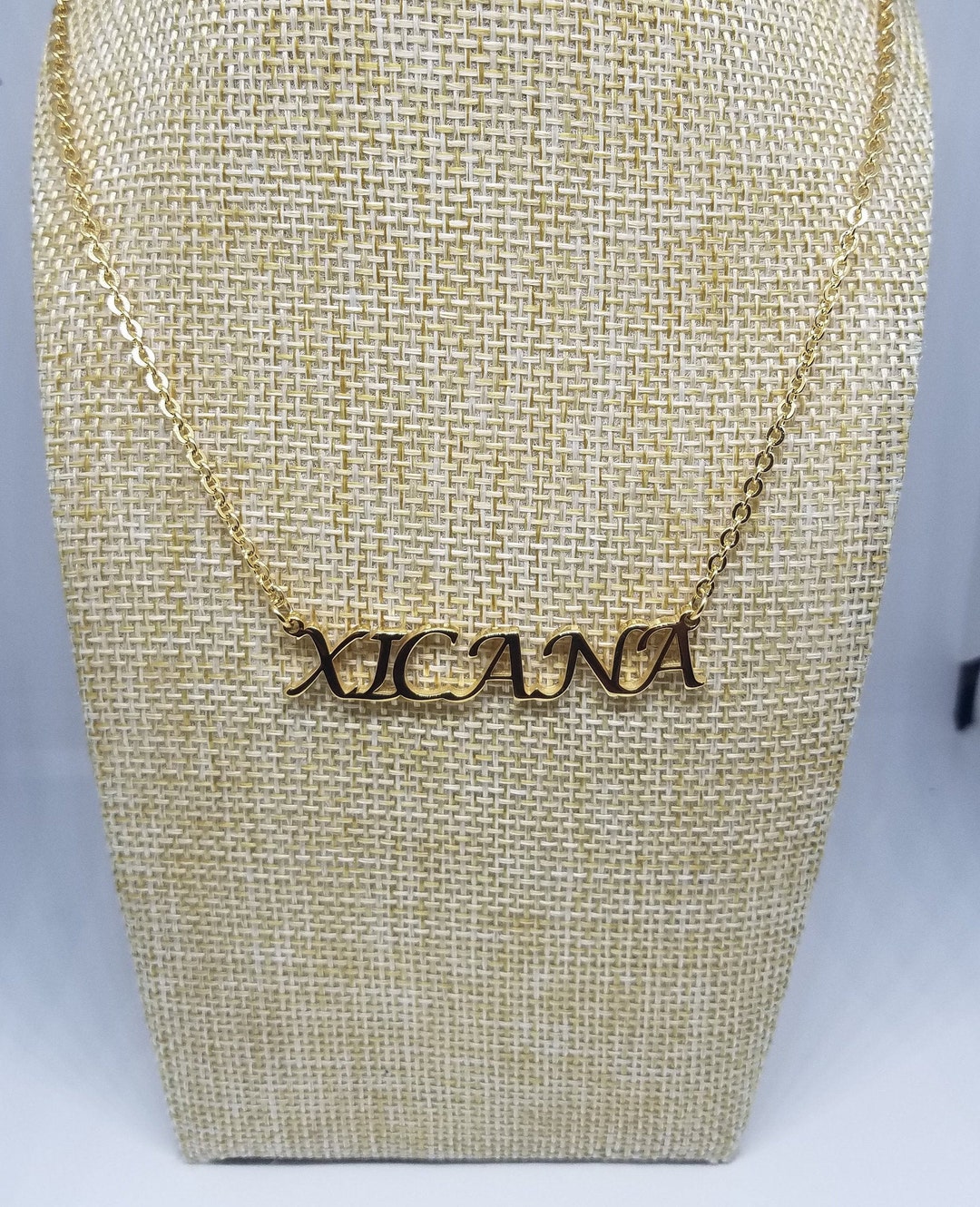 Xicana 18k Gold Plated Stainless Steel Necklace - Etsy
