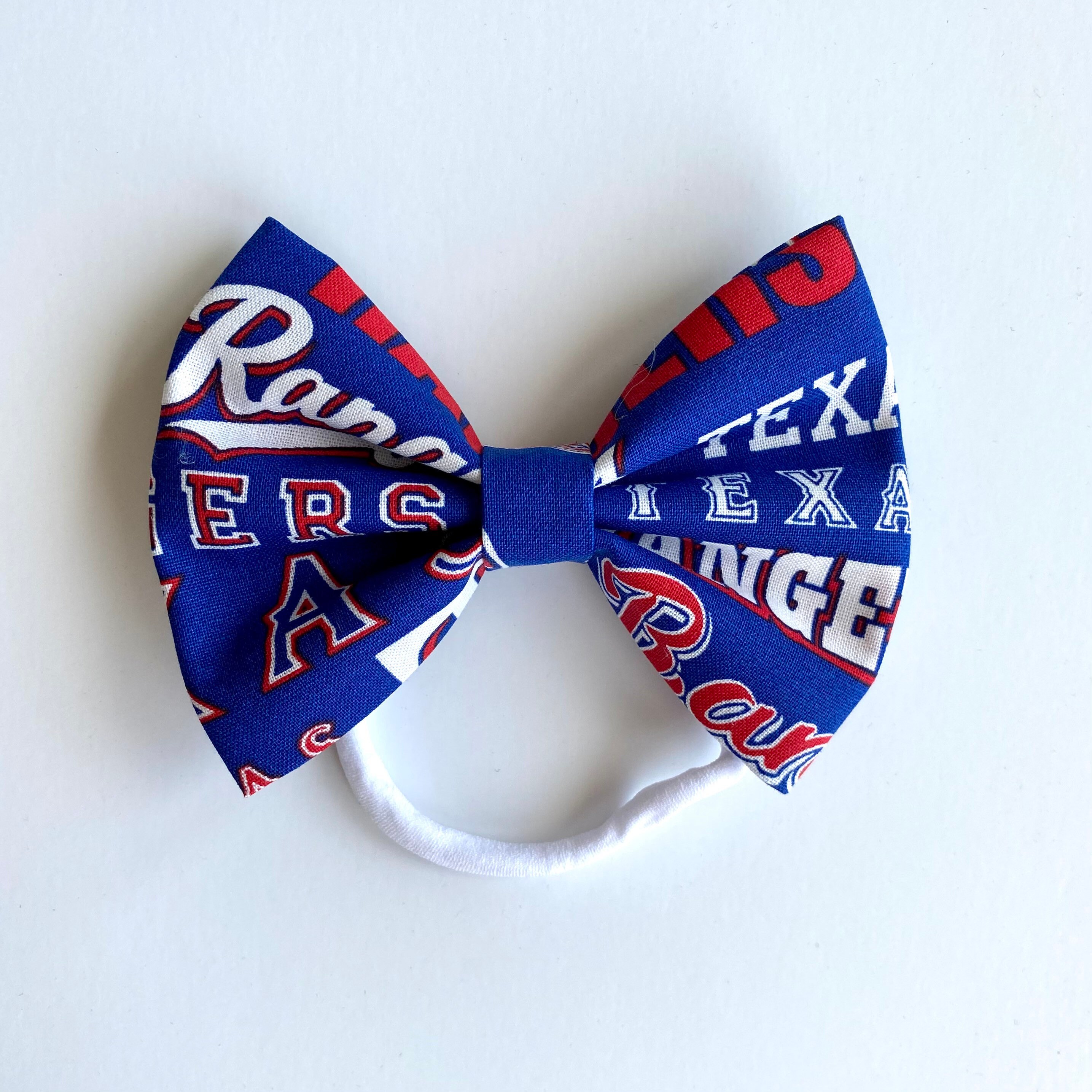 Texas Rangers Bow Headband or Hair Clip Baseball Bow Rangers - Etsy