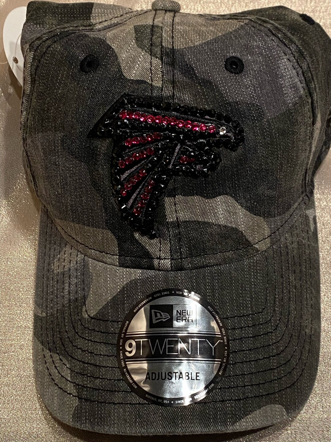 Blinged Falcon Camo New Era Hat Hand Embellished With Crystals - Etsy