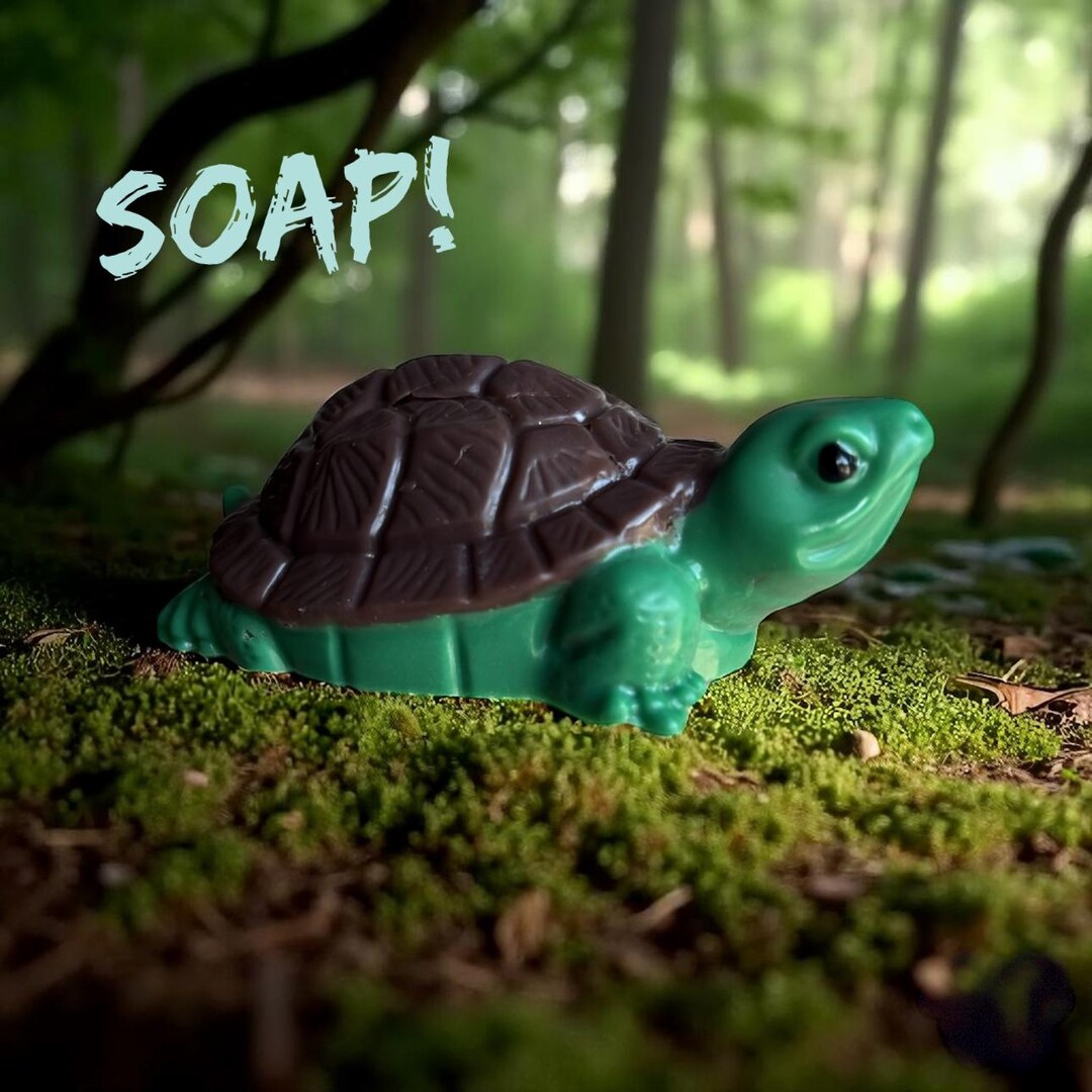 Thistleton the Fun Turtle Soap, Gifts, Animal, Turtle, Goat Milk Soap ...