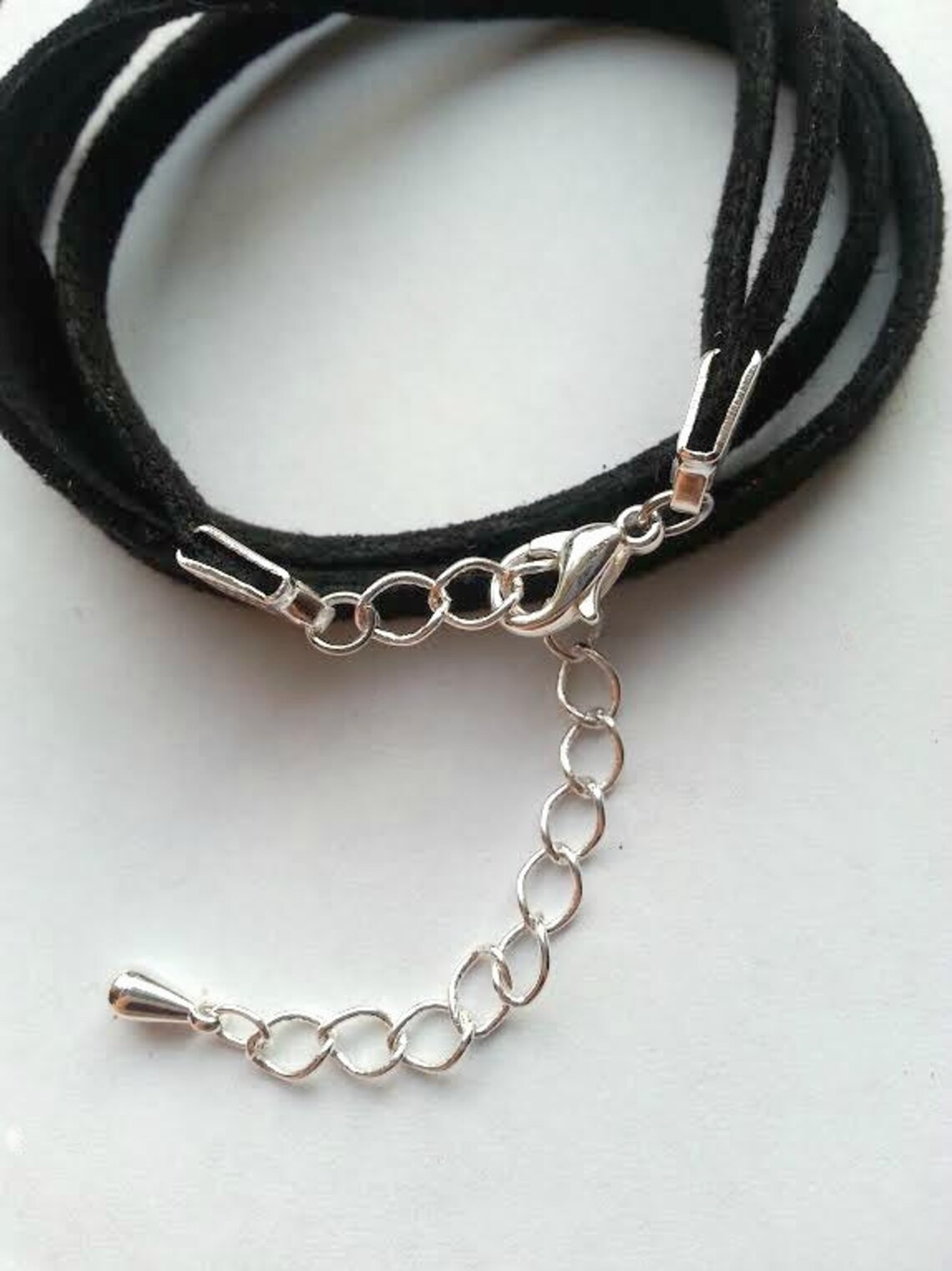 Suede Choker Black Choker Double Wrap Choker Faux-suede - Etsy Canada