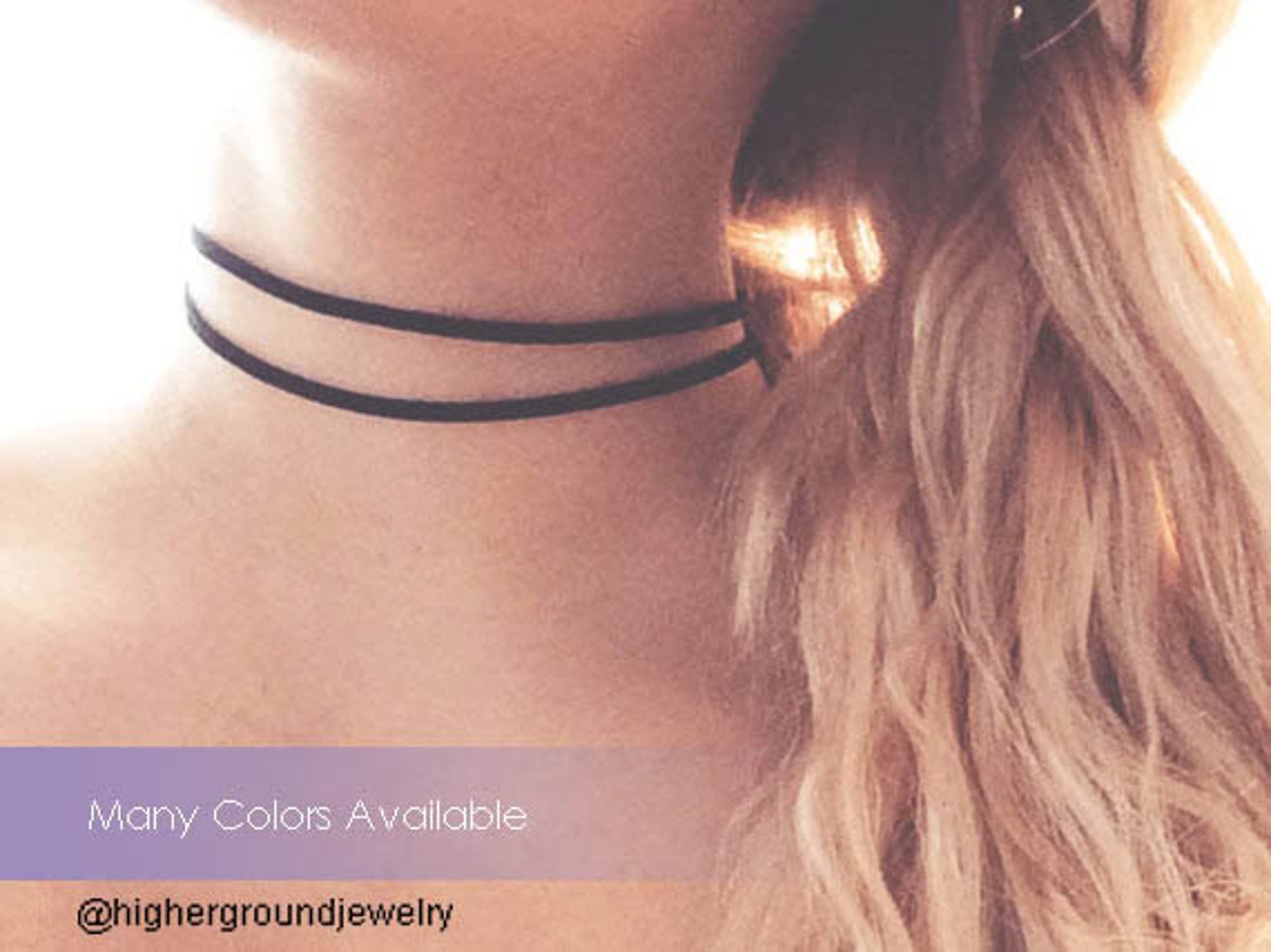 Suede Choker Black Choker Double Wrap Choker Faux-suede - Etsy Canada