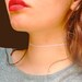 White Choker Translucent Choker Thin Choker Discrete - Etsy