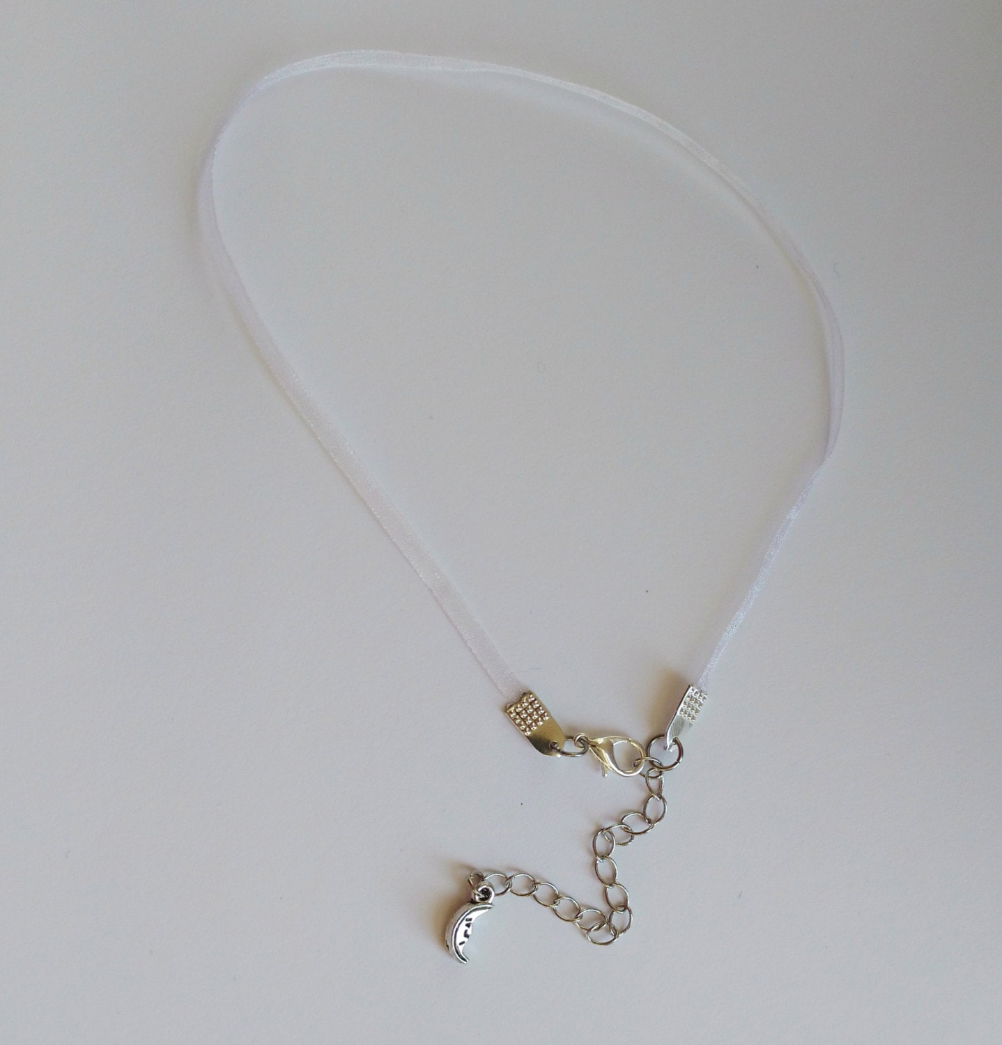 White Choker Translucent Choker Thin Choker Discrete - Etsy