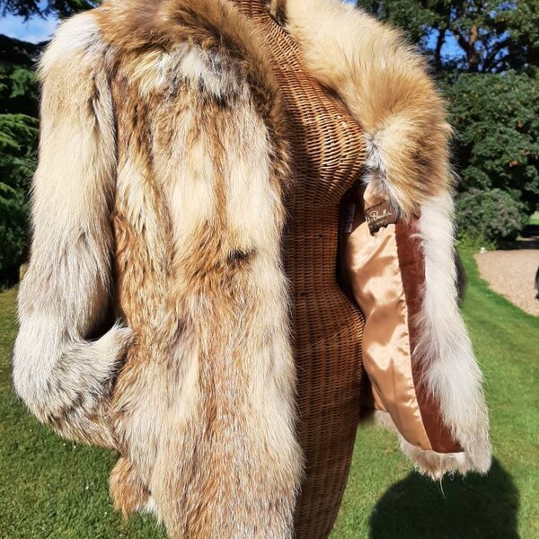 Red Fox Fur Coat - Etsy