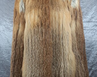 White SAGA FOX Jacket, Vintage Fur Coat, XL Size, Nordic Fox Fur in ...
