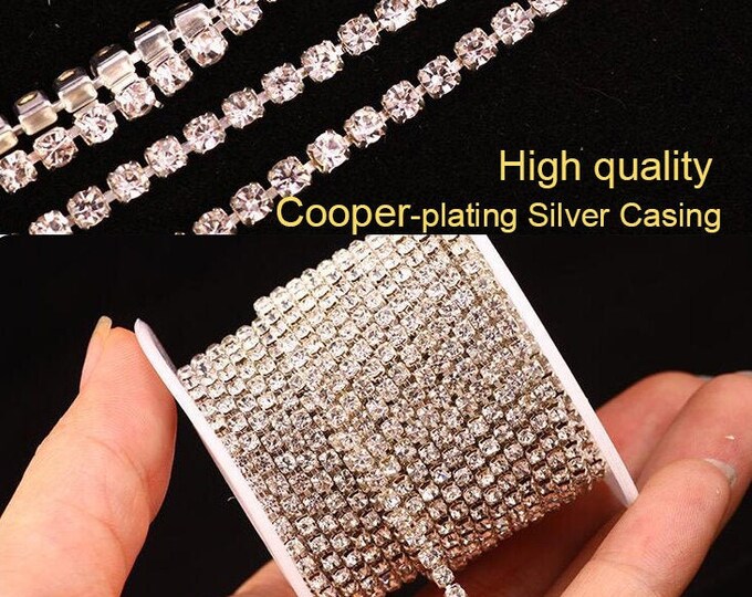 Sew on Chaton 5mm 4mm 4.5mm 3mm Rose Montee Beads Clear | Etsy