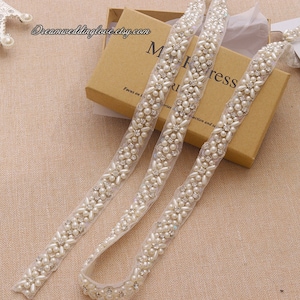 Pearl Trims, Beaded Pearl Trim for Dress, Jewelry Trim, Wedding Trim ...