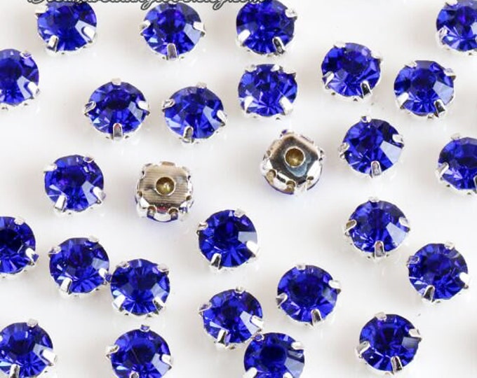 Chaton Montees Sew on Crystal 6mm 7mm 8mm 10mm Clear - Etsy