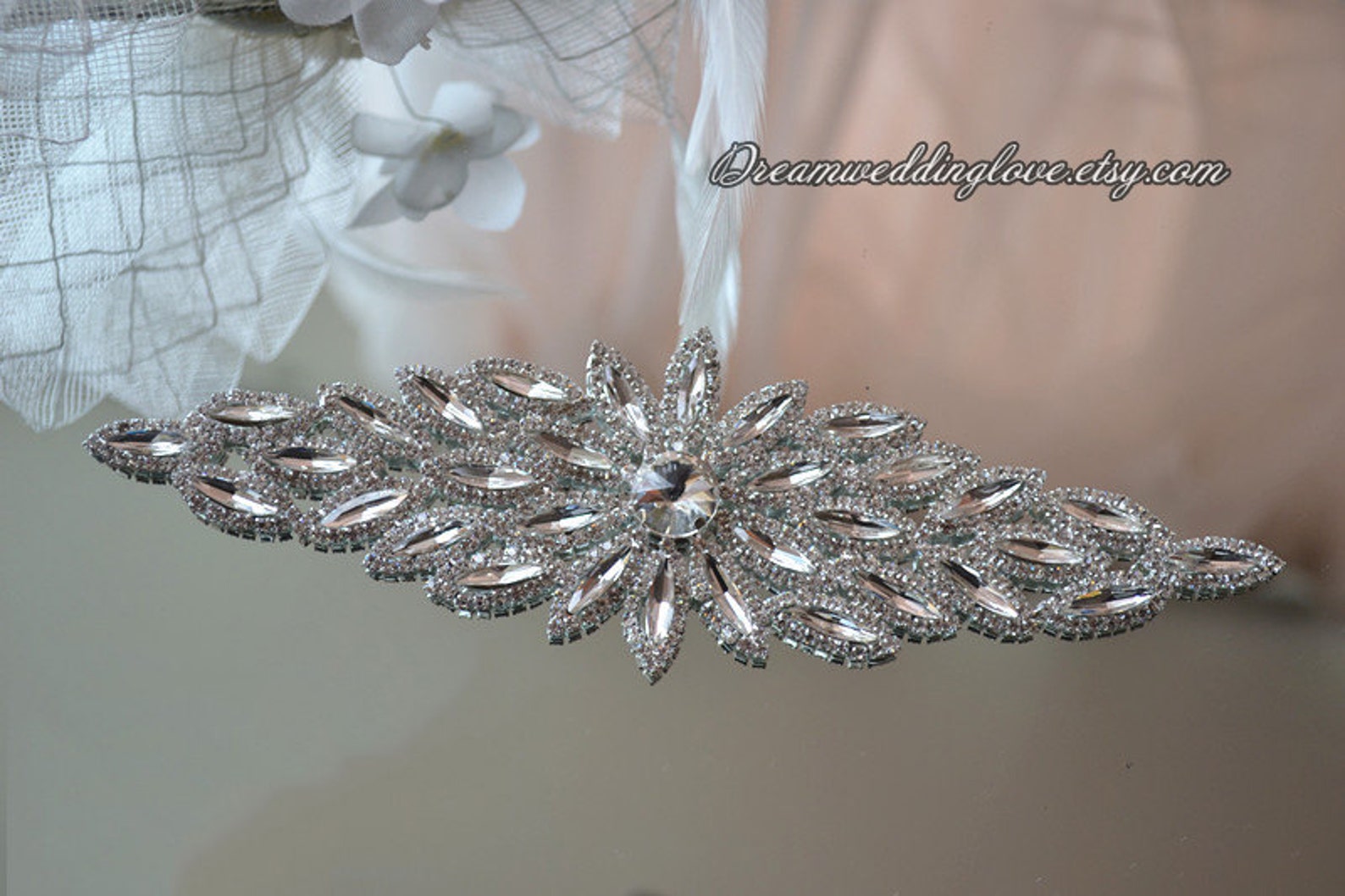 Crystal Applique Diamante Appliquerhinestone Applique Bridal | Etsy