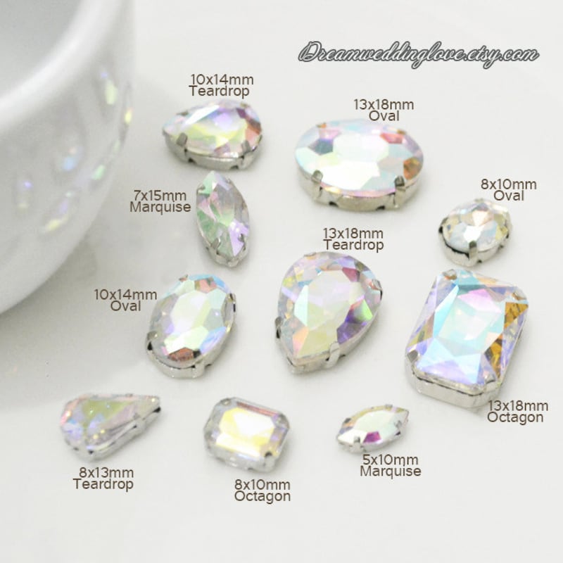 Sew on Crystals - Etsy