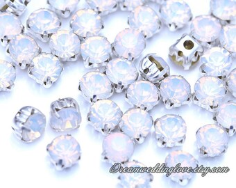 Royal Blue Rhinestone Rose Montee Beads Sew on Chatons 4mm 5mm | Etsy