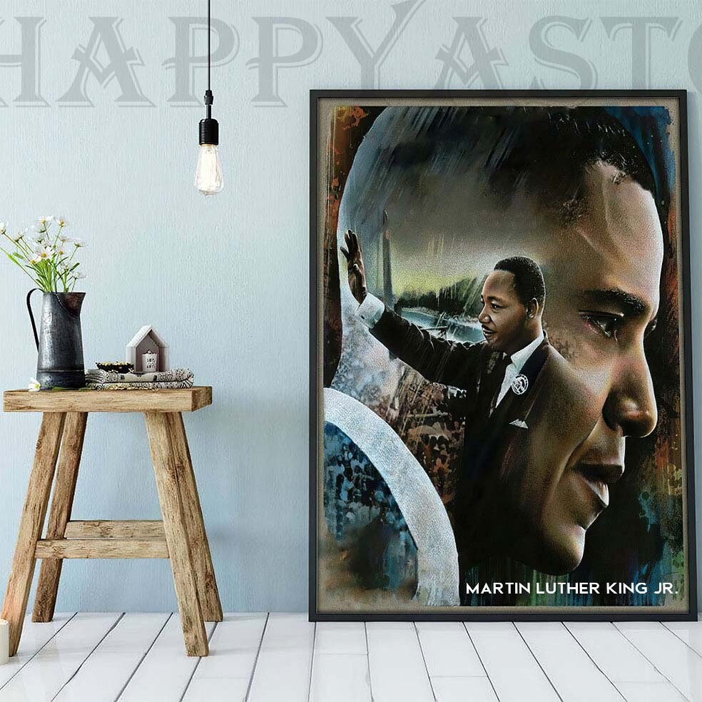 Art & Collectibles Digital Prints Martin Luther King Day Decor Happy ...