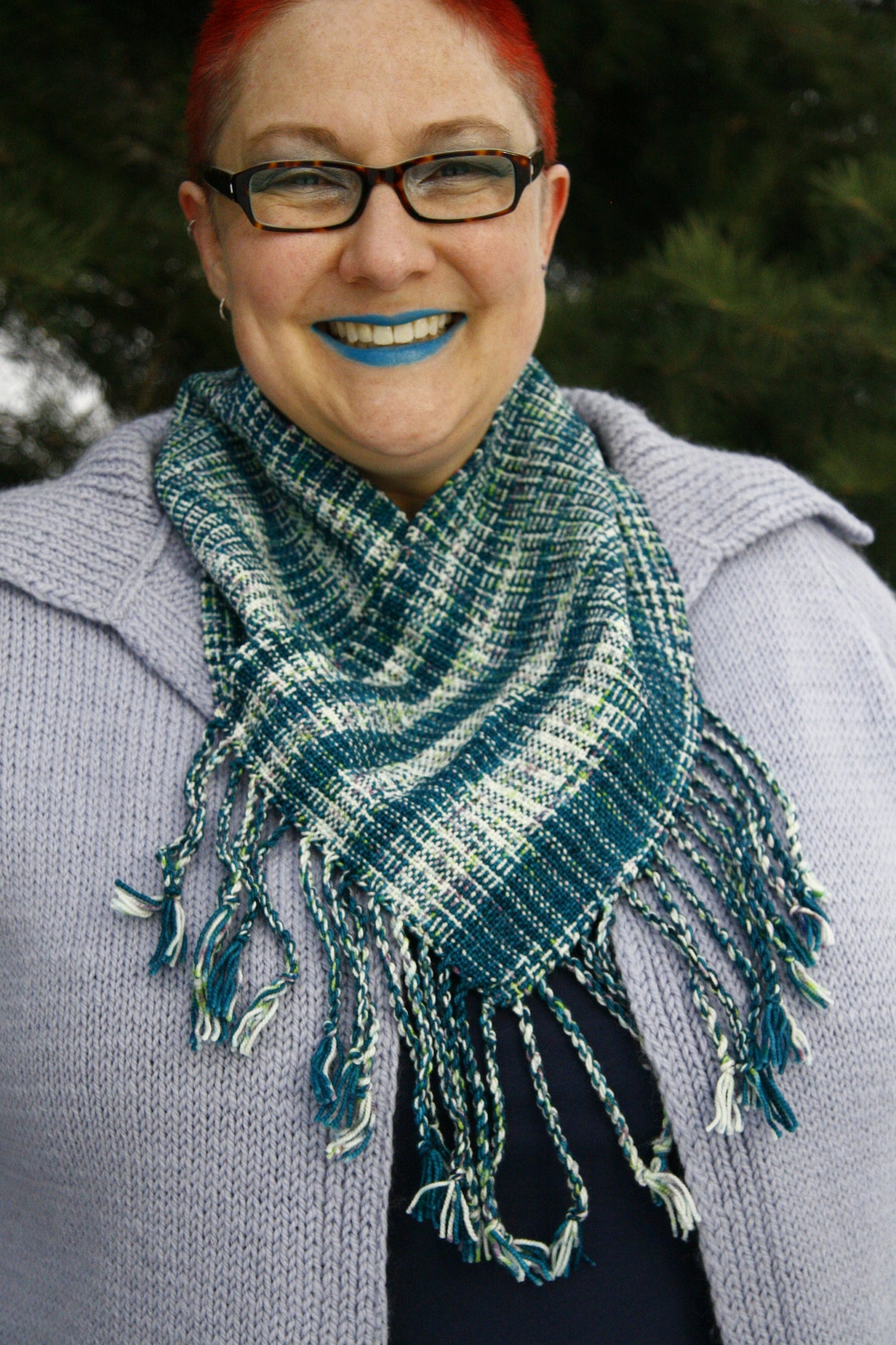 Rainbow Fade Cowl - PDF Weaving Pattern for Rigid Heddle Loom - Etsy