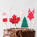 Canada Cake Topper - Printable Happy Canada Day Birthday Party Cake ...