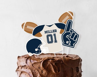 Arsenal Inspired Football Cake Topper - Etsy